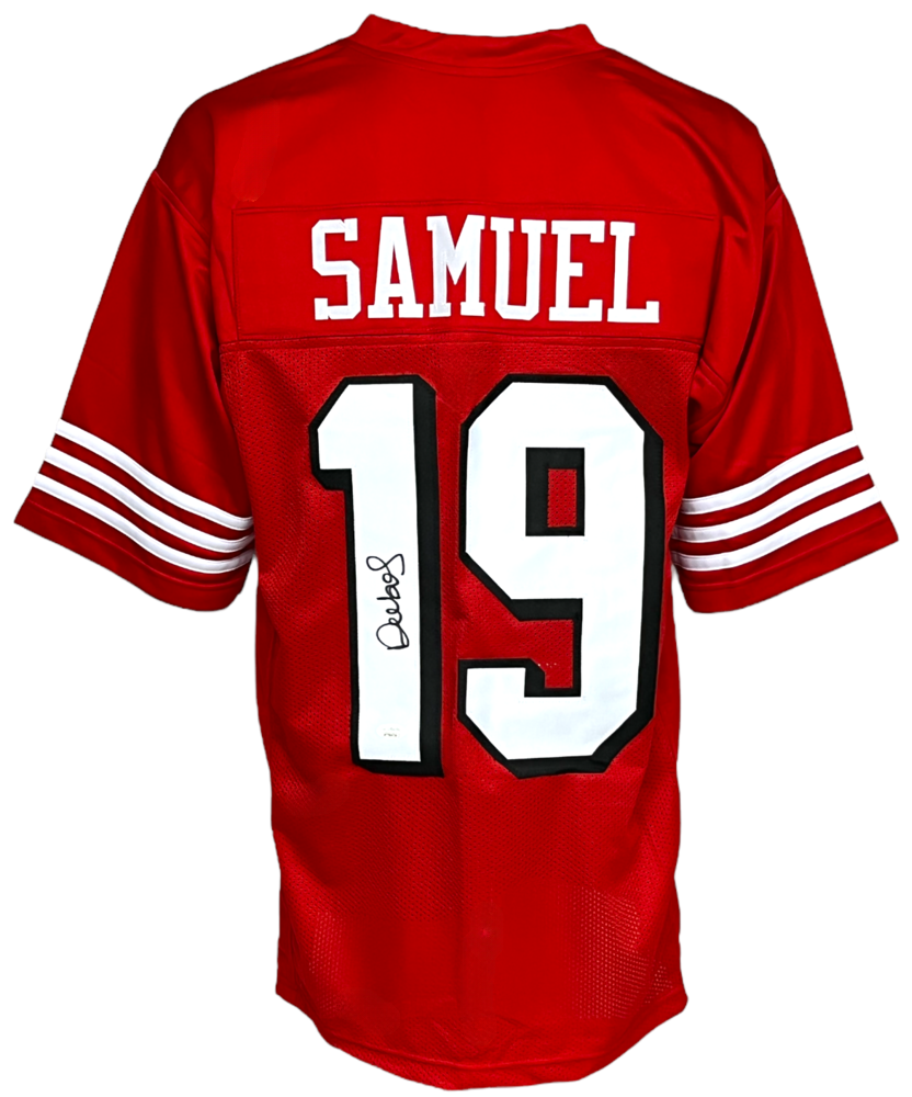 San Francisco 49ers Deebo Samuel Signed Pro Style Red Jersey JSA ...