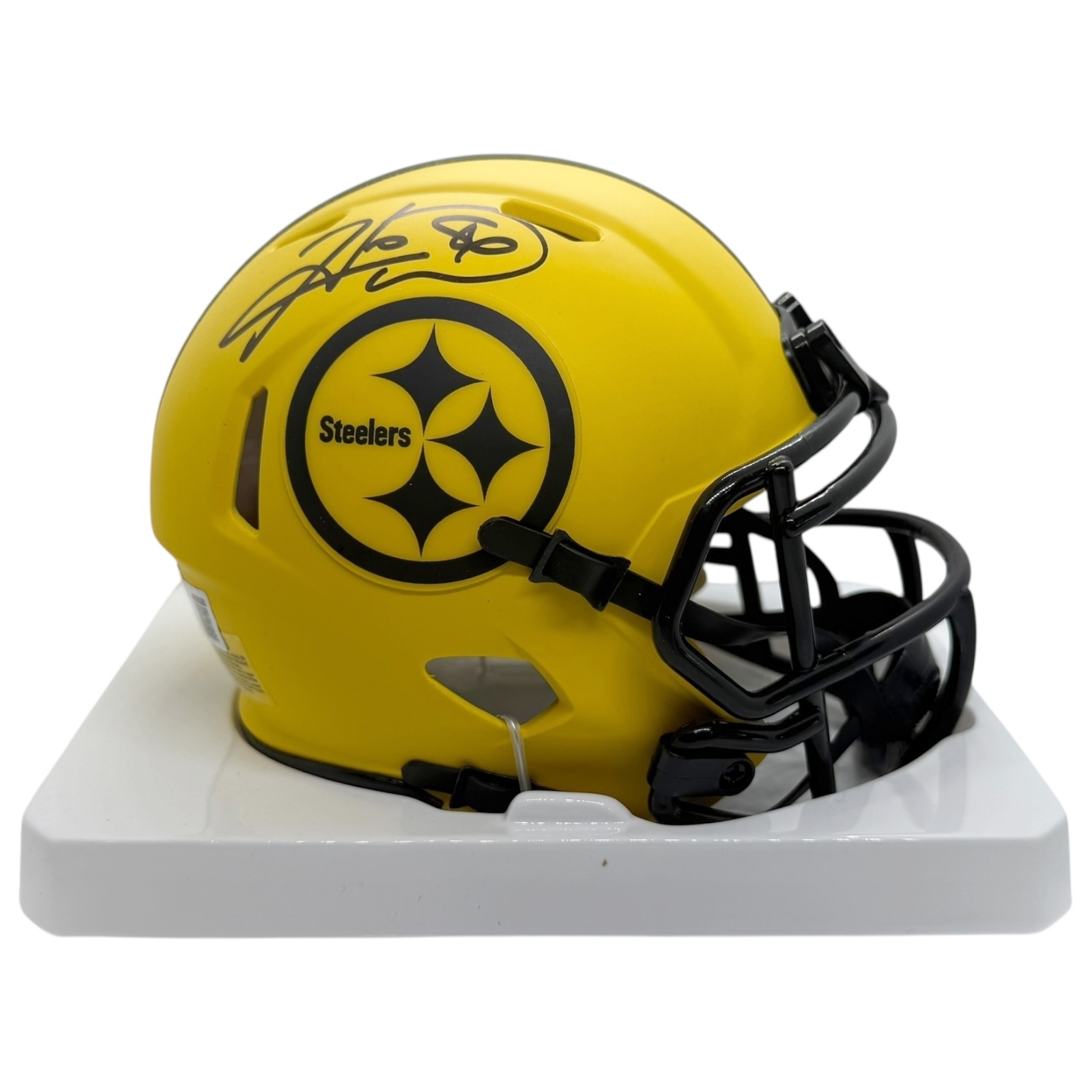Pittsburgh Steelers Hines Ward Autographed Rave Speed Mini Helmet ...