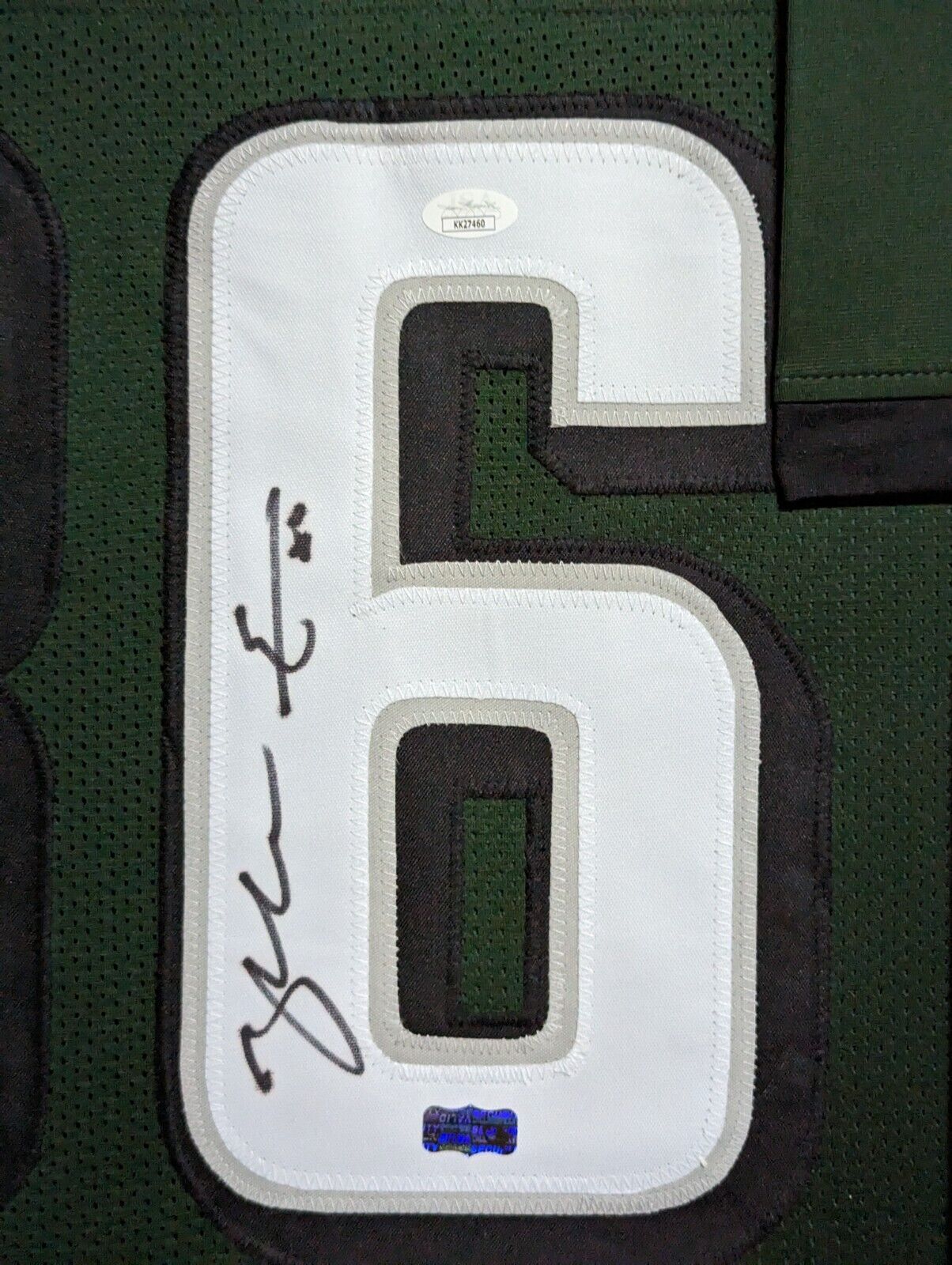 FRAMED PHILADELPHIA EAGLES ZACH ERTZ AUTOGRAPHED JERSEY JSA COA ...